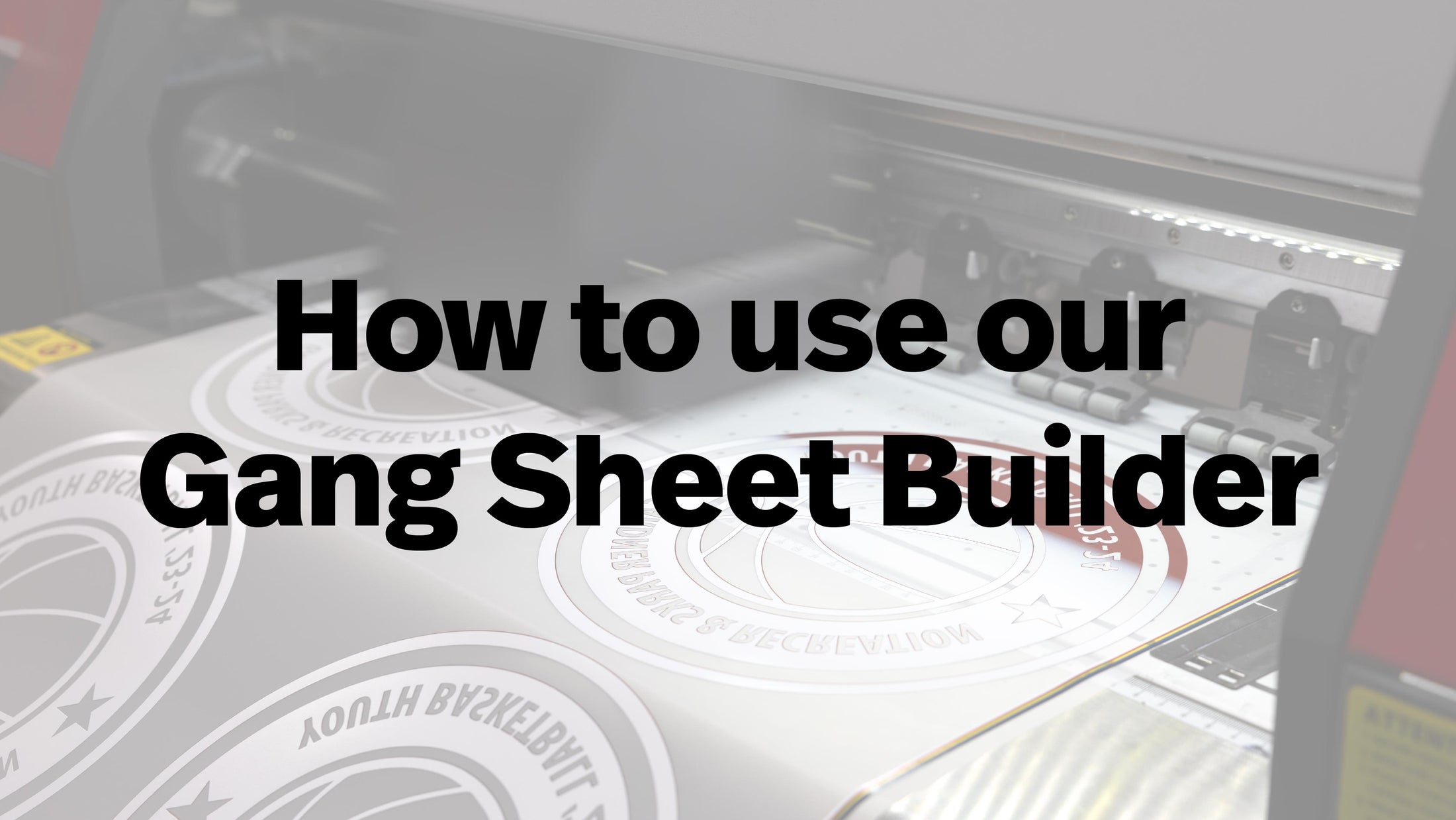 Build Your Own DTF Gang Sheet - Rolled Up Printing